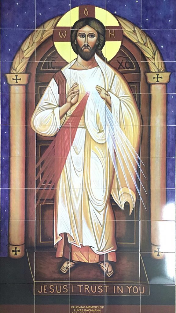Jesus Tile Mural - Jennoli Art